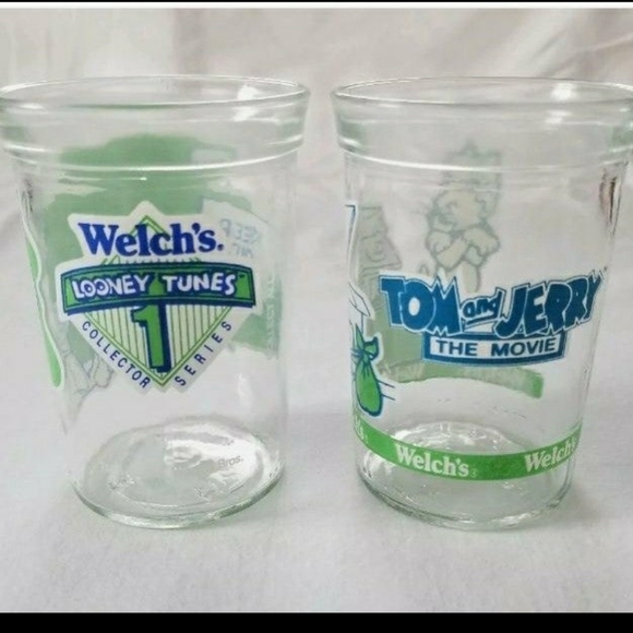 Welch's | Dining | 2 Vintage Looney Tunes Welchs Jelly Glasses | Poshmark